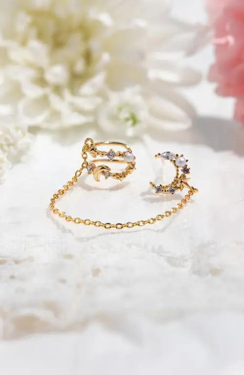 GIRLS CREW Cosmic Skies Cuff & Stud Earring