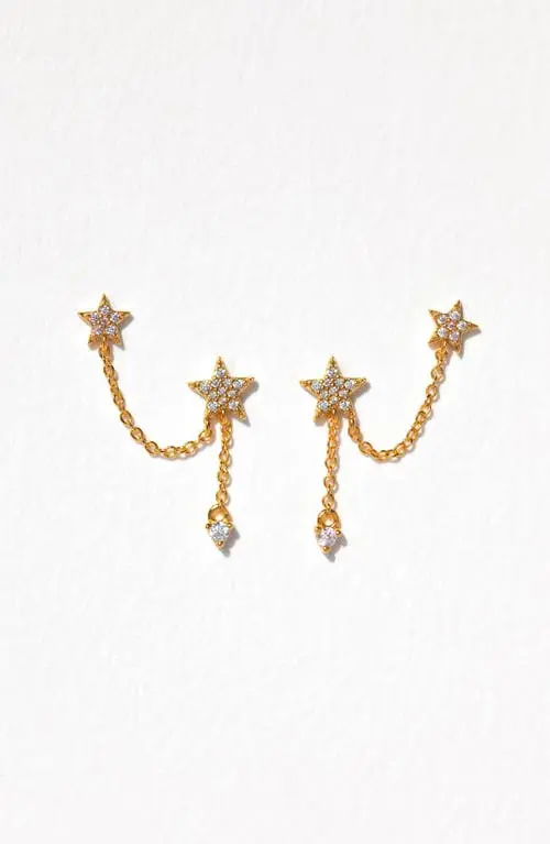 GIRLS CREW Stellar Connection Double Piercing Drop Earrings
