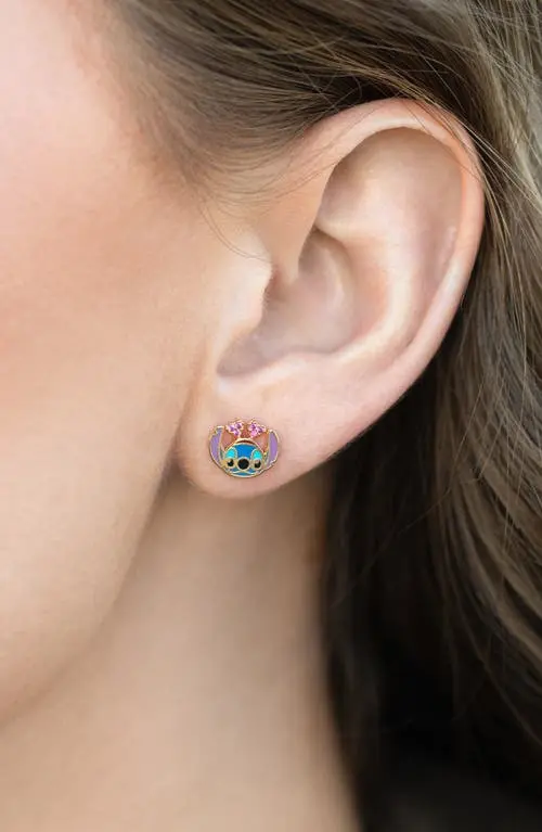 GIRLS CREW Disney Stitch And Angel Stud Earrings Set