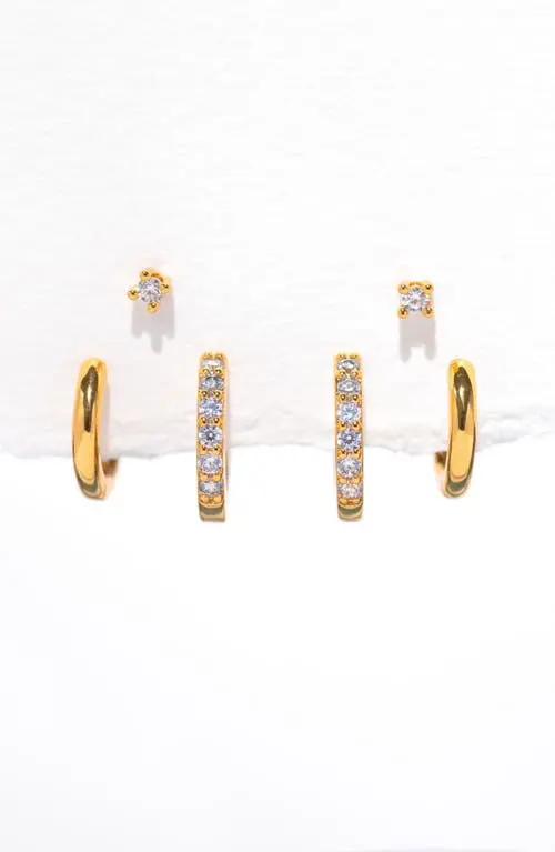 GIRLS CREW Set Of Three Earrings