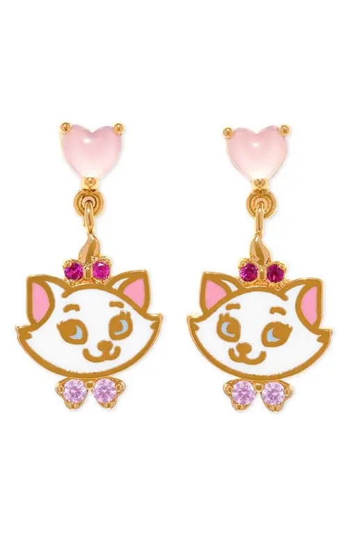 GIRLS CREW Disney Aristocats Marie Dangle Earrings - Gold