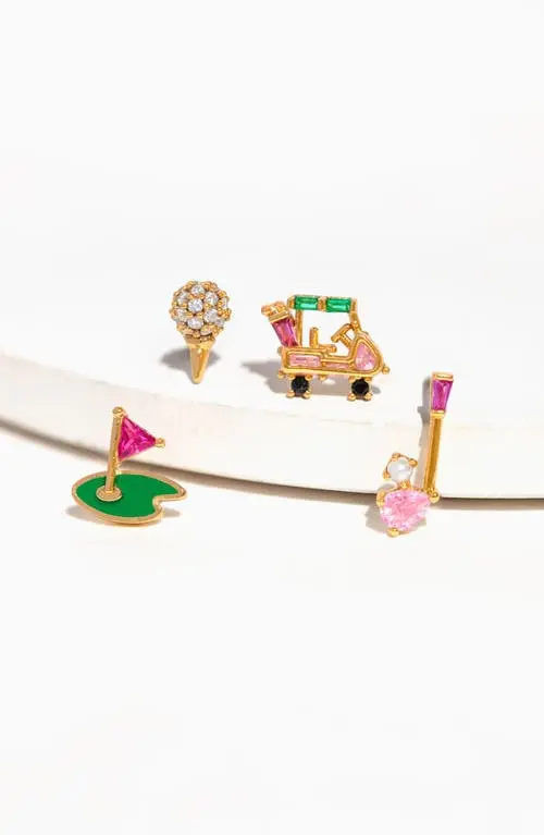 GIRLS CREW Hole In One Stud Earring Set