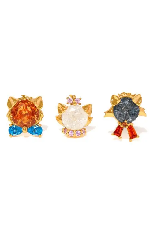 GIRLS CREW Disney The Aristocats Stud Earrings Set - Gold