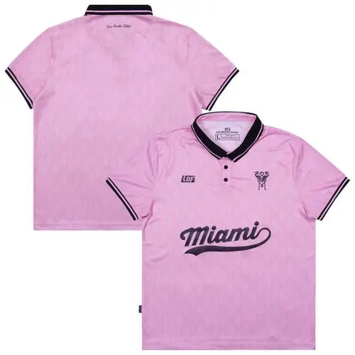 LIVE BREATHE FUTBOL Inter Miami Cf Polo - Pink
