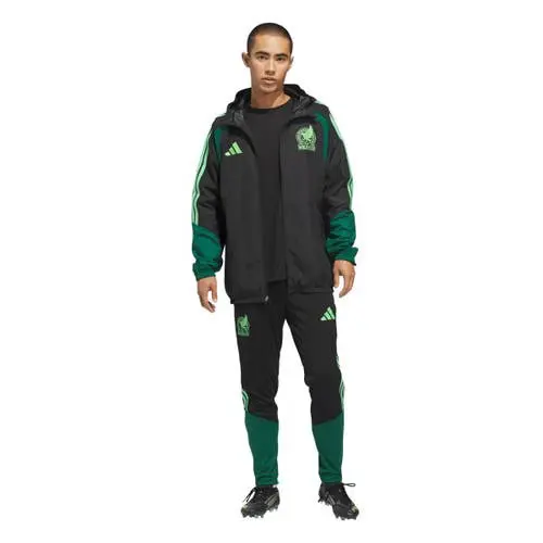 Adidas Mexico National Team Fifa World Cup 2026 Tiro All-weather Full-zip Jacket - Black
