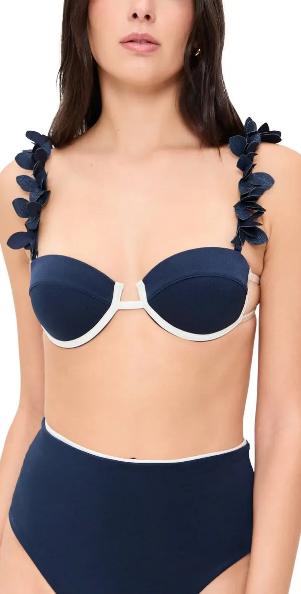 ANCORA Nocta Bikini Top - Navy