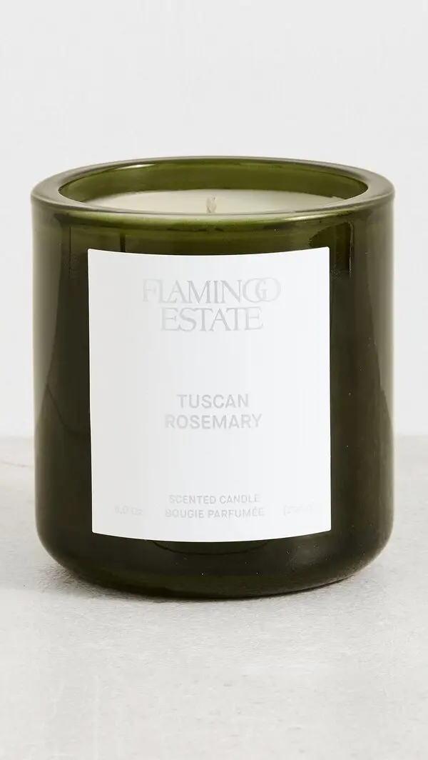 FLAMINGO ESTATE Climbing Tuscan Rosemary Candle - Green