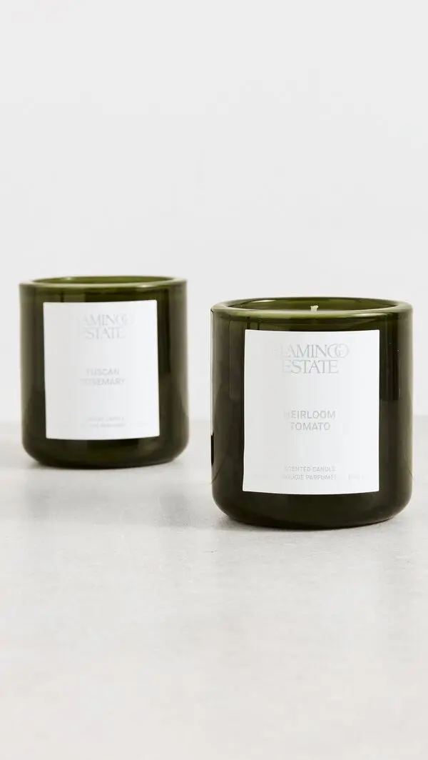 FLAMINGO ESTATE Climbing Tuscan Rosemary Candle - Green