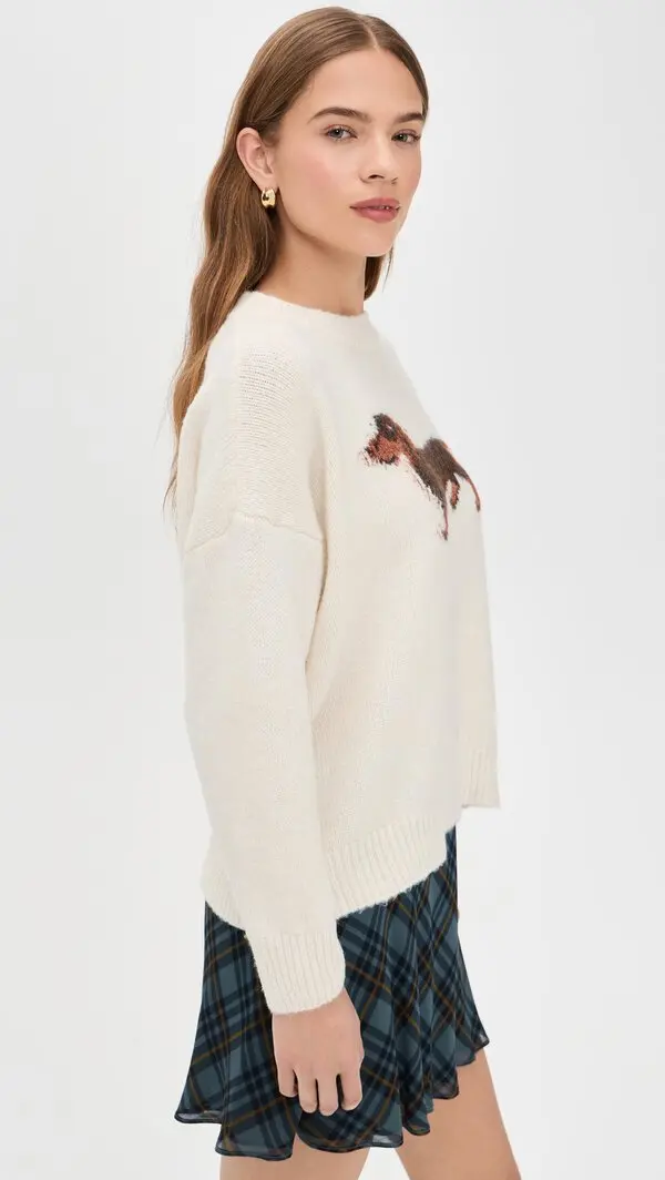 BAILEY ROSE Graphic Knit Sweater