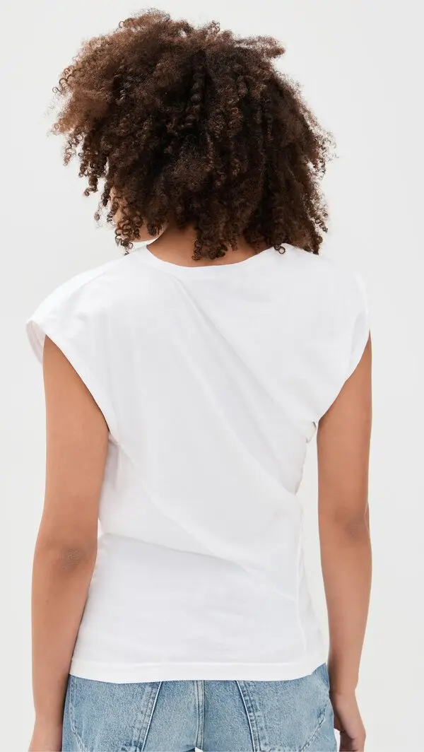 AGOLDE Beth Tee - White