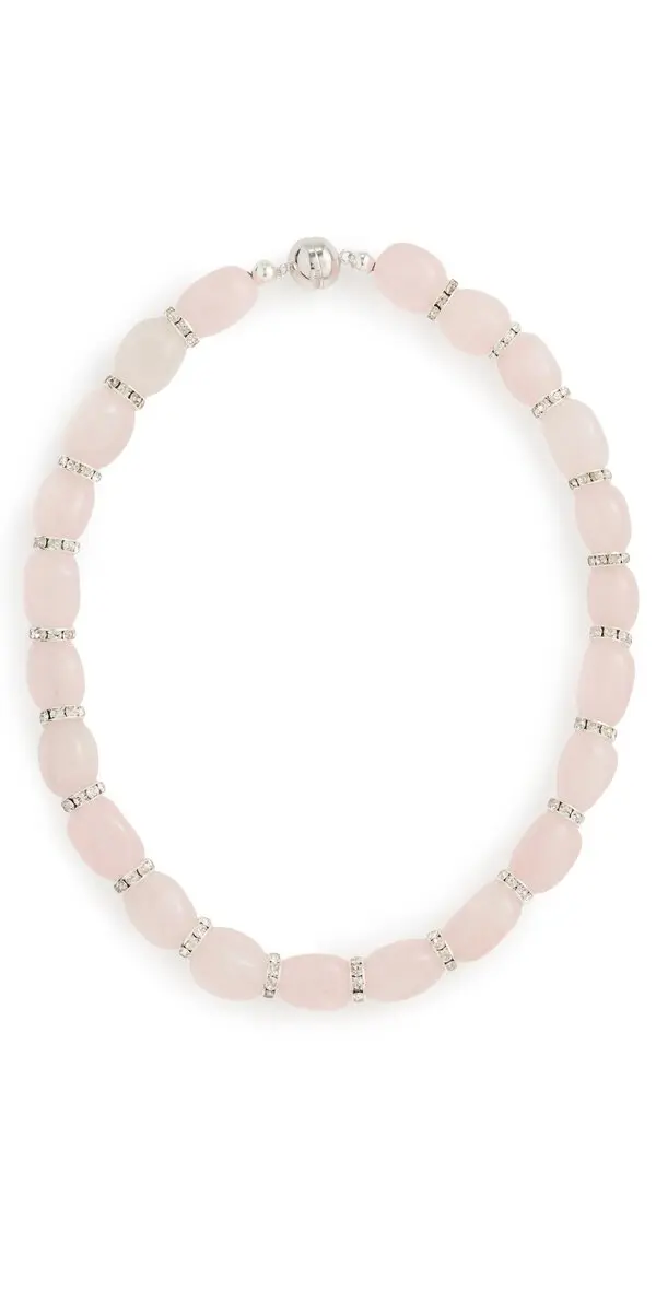 JULIETTA Donna Crystal Necklace - Pink