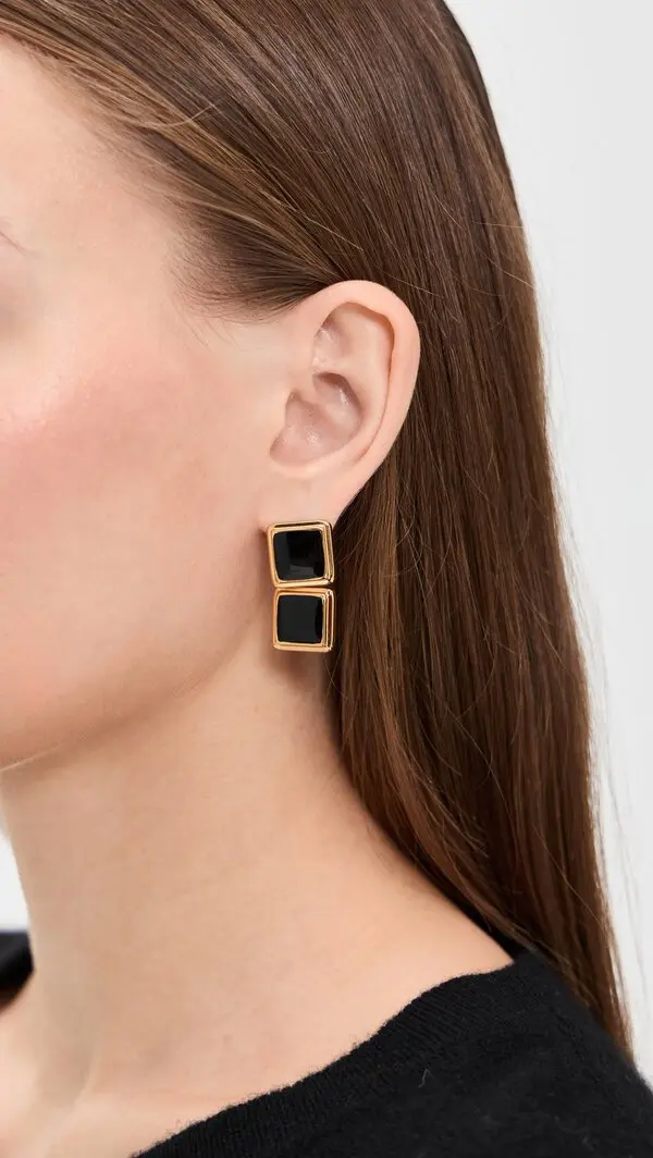 HEAVEN MAYHEM Archer Drop Earrings - Gold