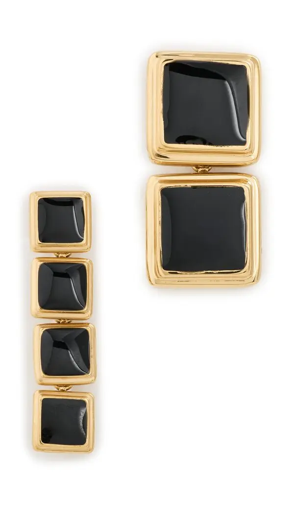 HEAVEN MAYHEM Archer Drop Earrings - Gold