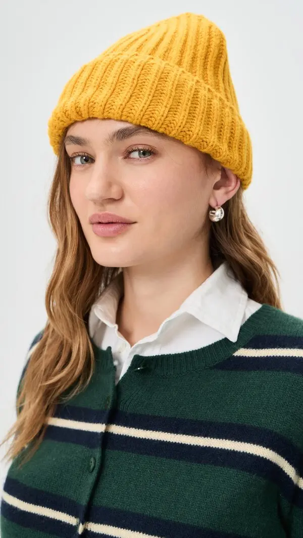 IVY ELLIS Cousteau Beanie - Old Gold