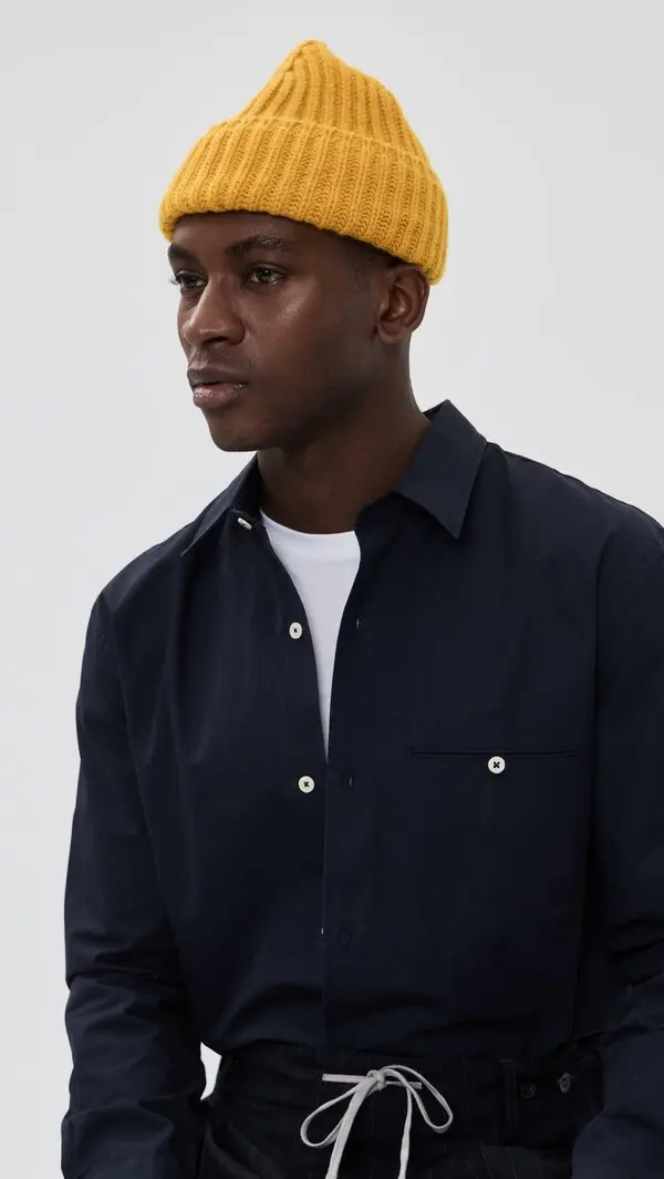 IVY ELLIS Cousteau Beanie - Old Gold