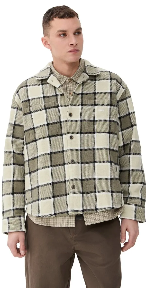 Obey Flannel Plaid Harold Shirt