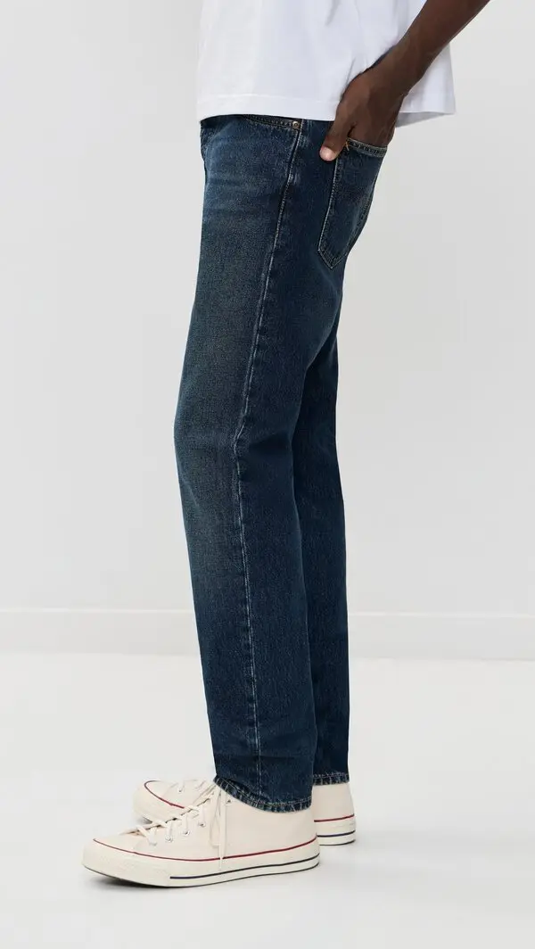 Nudie Jeans Steady Eddie Ii Tapered Jeans - Blue Soil