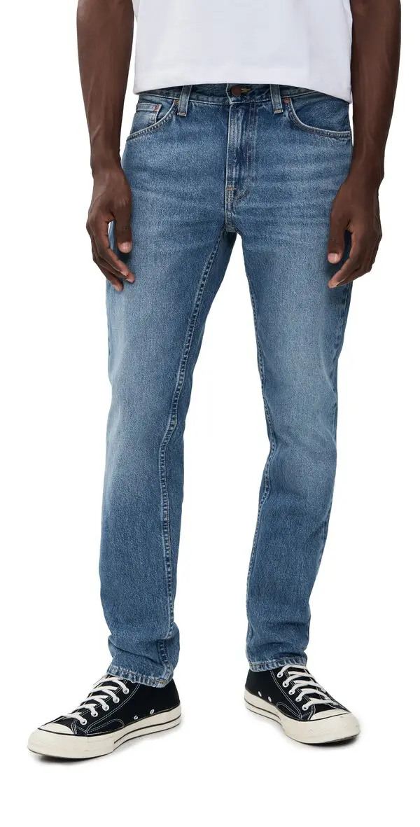 Nudie Jeans Gritty Jackson Straight Leg Jeans - Day Dreamer