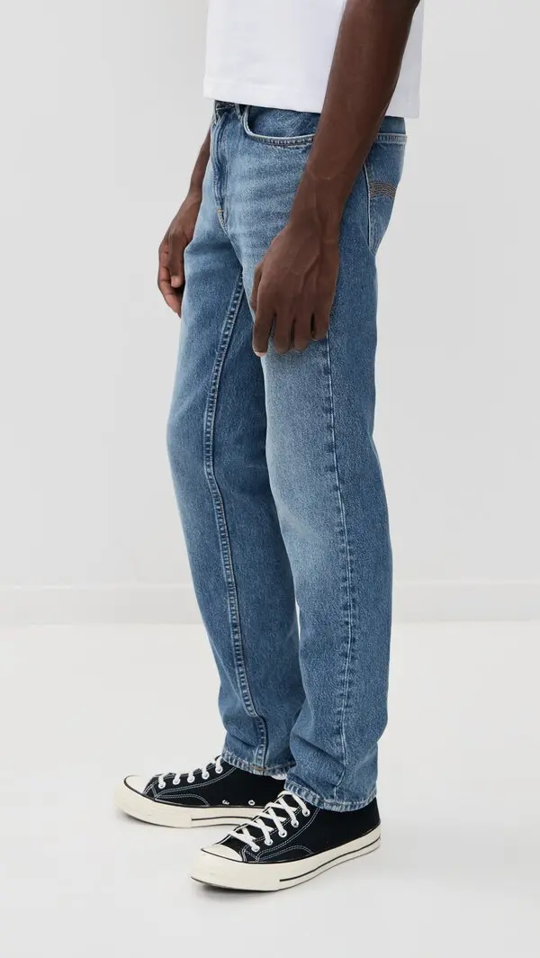 Nudie Jeans Gritty Jackson Straight Leg Jeans - Day Dreamer