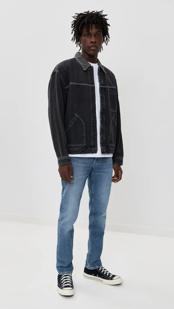Nudie Jeans Gritty Jackson Straight Leg Jeans - Day Dreamer