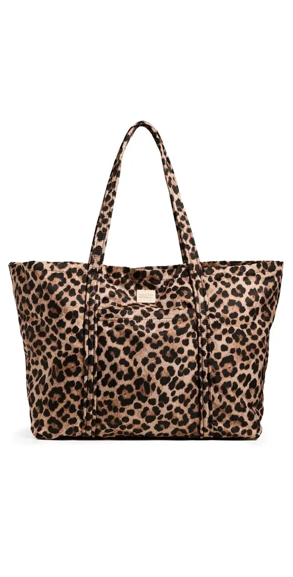 LOEFFLER RANDALL Dina Travel Tote Bag - Brushed Leopard