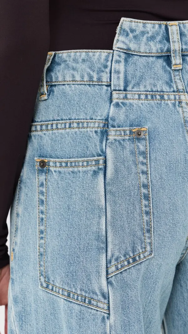 MAISON MARGIELA 5 Pocket Paneled Denim Pants