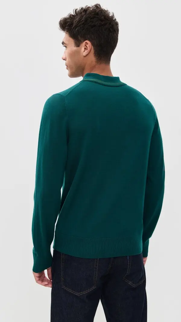 Paul Smith Long Sleeve Polo Sweater