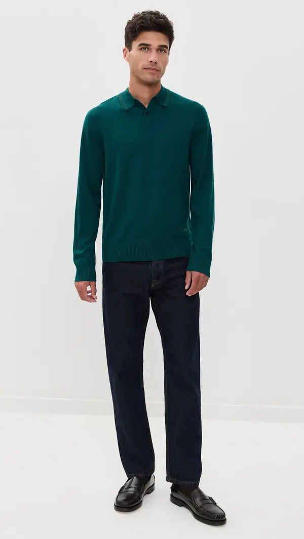 Paul Smith Long Sleeve Polo Sweater