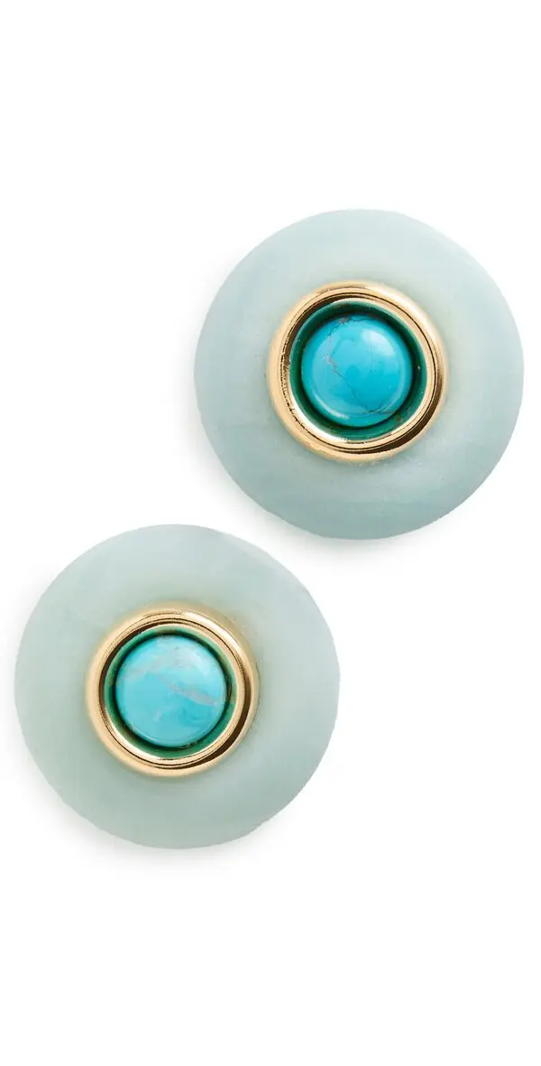 JENNIFER BEHR Devon Earrings - Amazonite