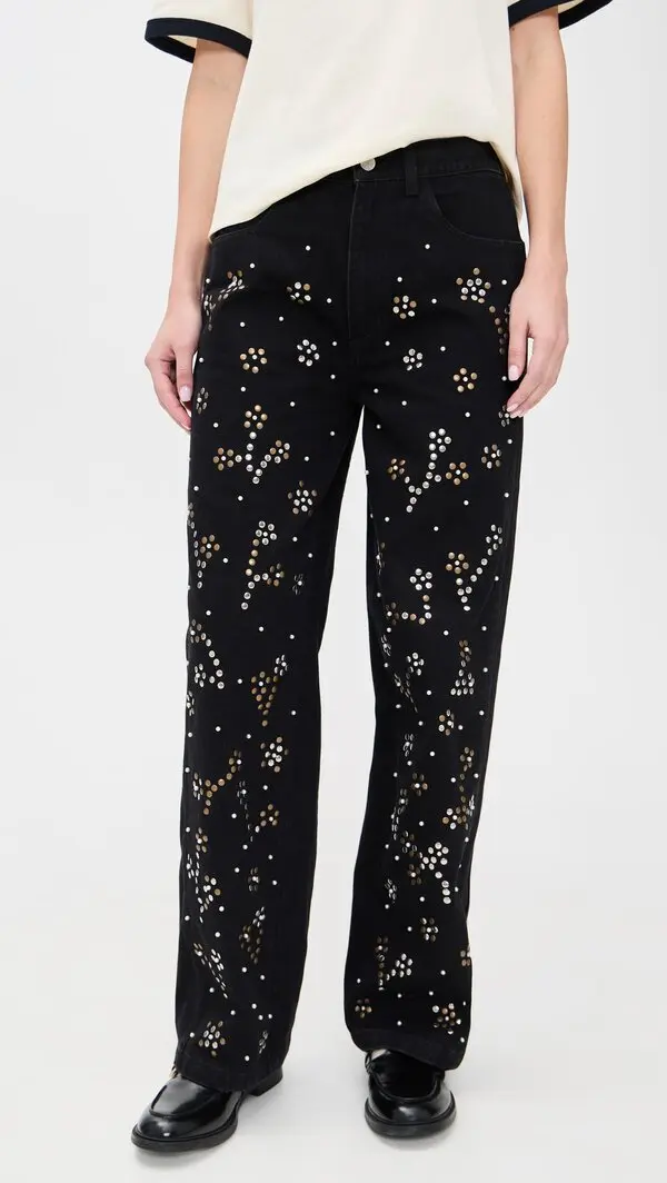 Sea Etta Denim Studded Jeans