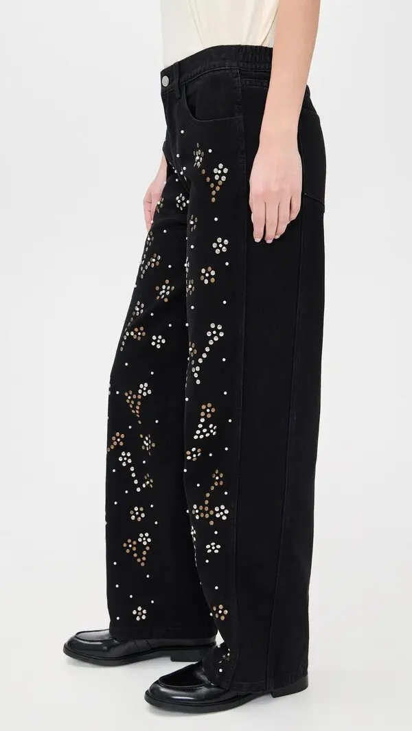 Sea Etta Denim Studded Jeans