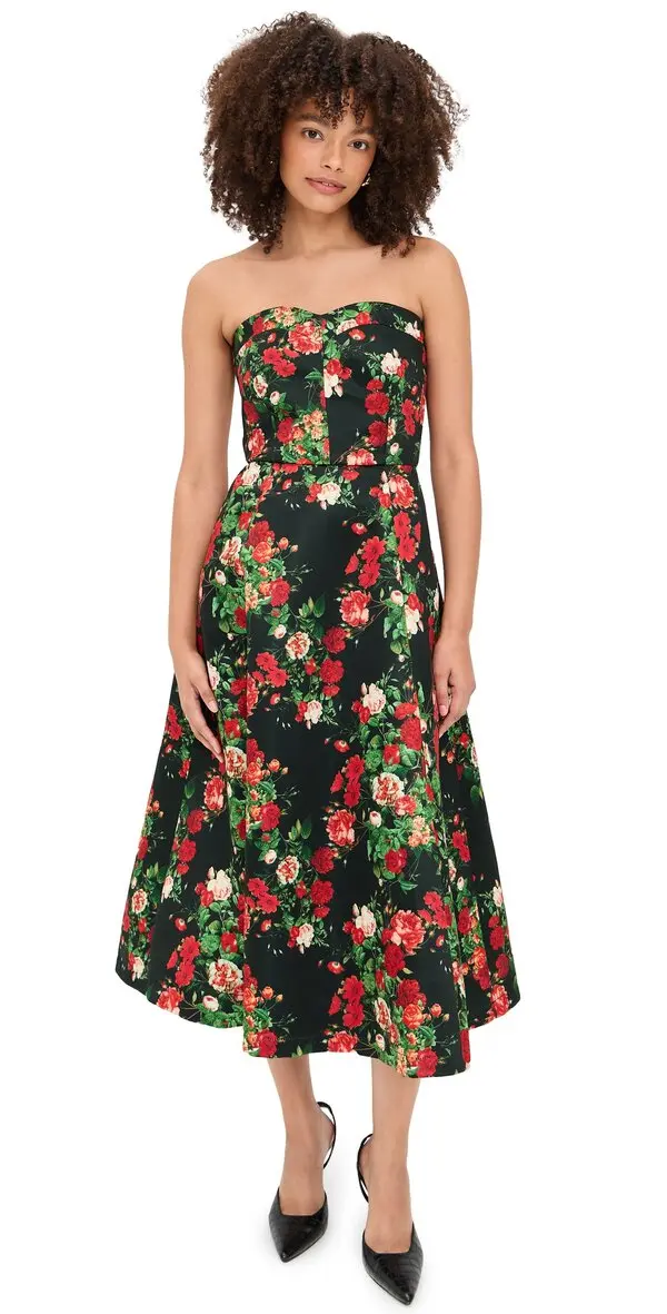 DAMARIS BAILEY Blanca Floral-print Midi Dress