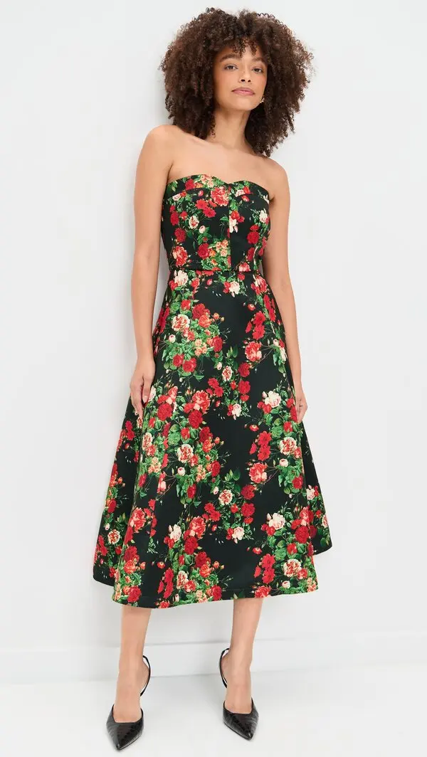 DAMARIS BAILEY Blanca Floral-print Midi Dress