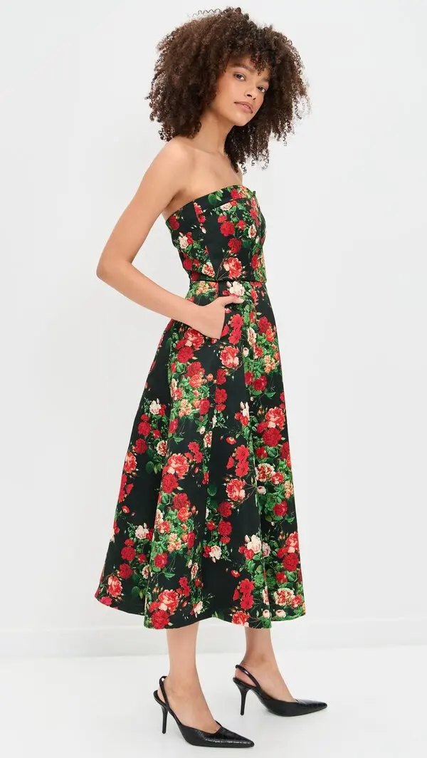 DAMARIS BAILEY Blanca Floral-print Midi Dress
