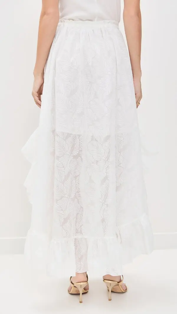 Zimmermann Daylight Ruffle Skirt - Ivory
