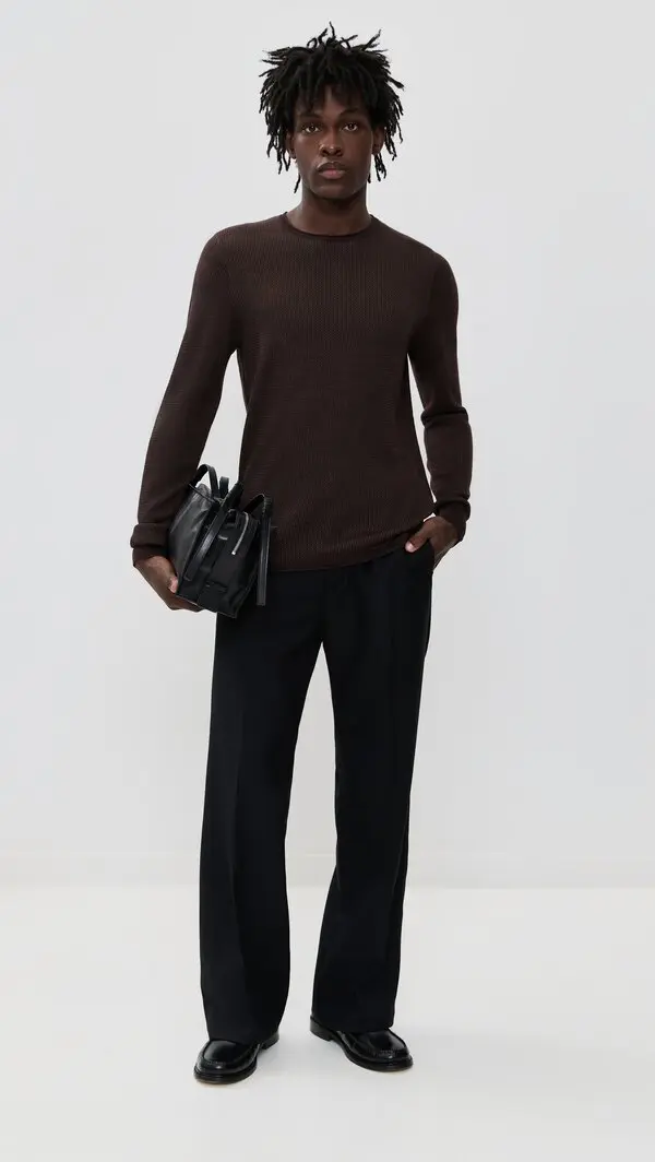 Rag & Bone Gregory Merino Long Sleeve Crew