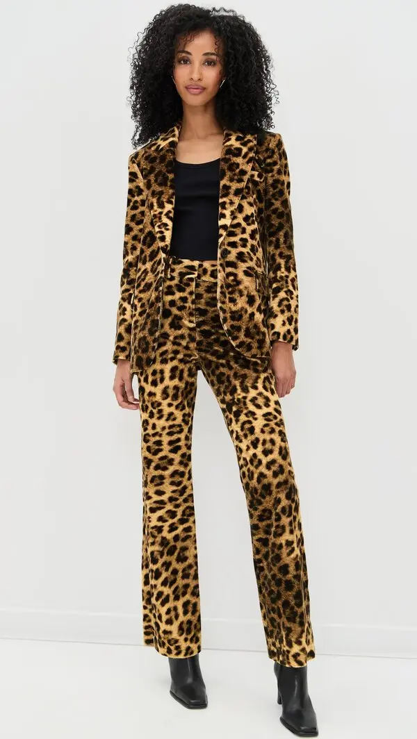 Ba&sh Brent Leopard Print Pants - Naturel