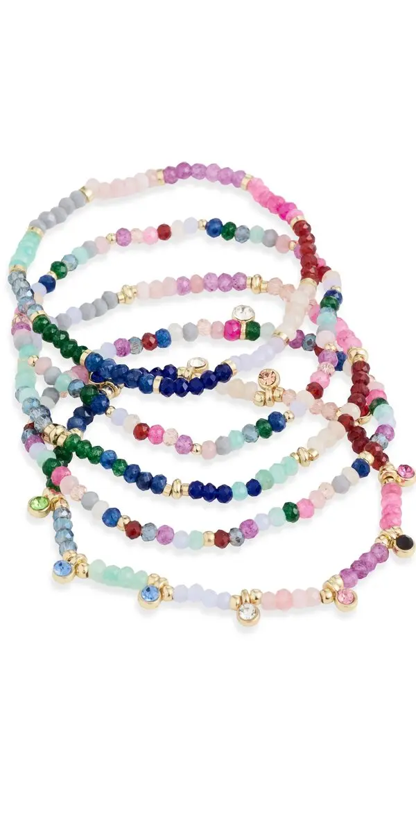 Baublebar Indya Semi-precious Layered Bracelet Set - Multi