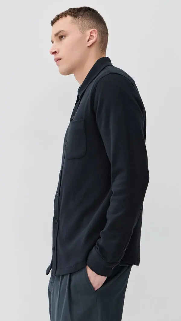 Vince Solid Knit Shirt
