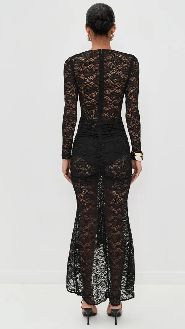 Ronny Kobo Nelli Lace Midi Dress