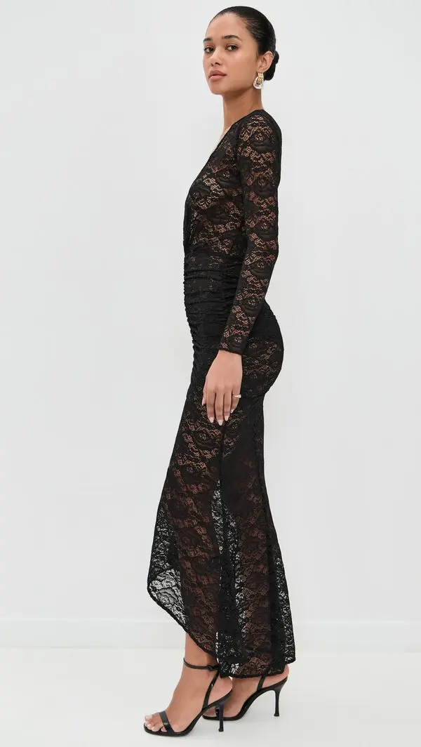 Ronny Kobo Nelli Lace Midi Dress