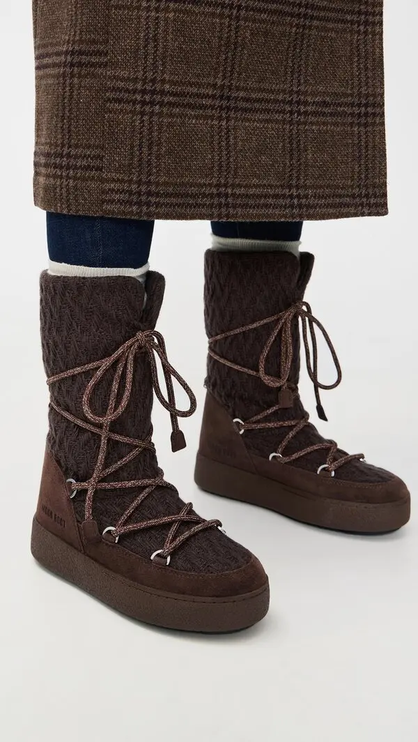 Moon Boot X Guest In Residence Track Knit Boots