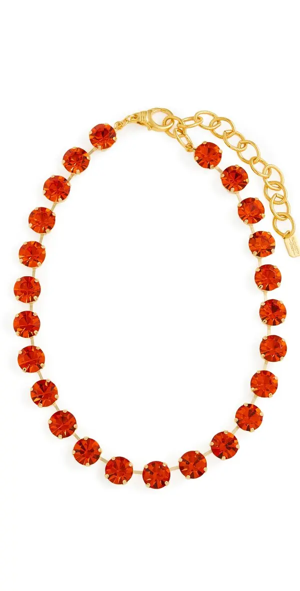 ELIZABETH COLE Shardelle Necklace - Orange