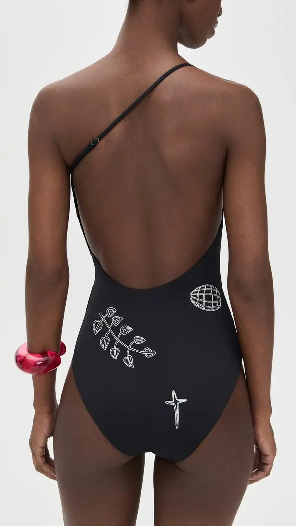 Oas Embroidered One-piece Swimsuit