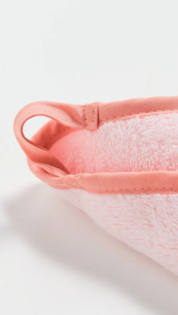 WEEZIE Scallop Hand Towels 2 Pack - Light Pink