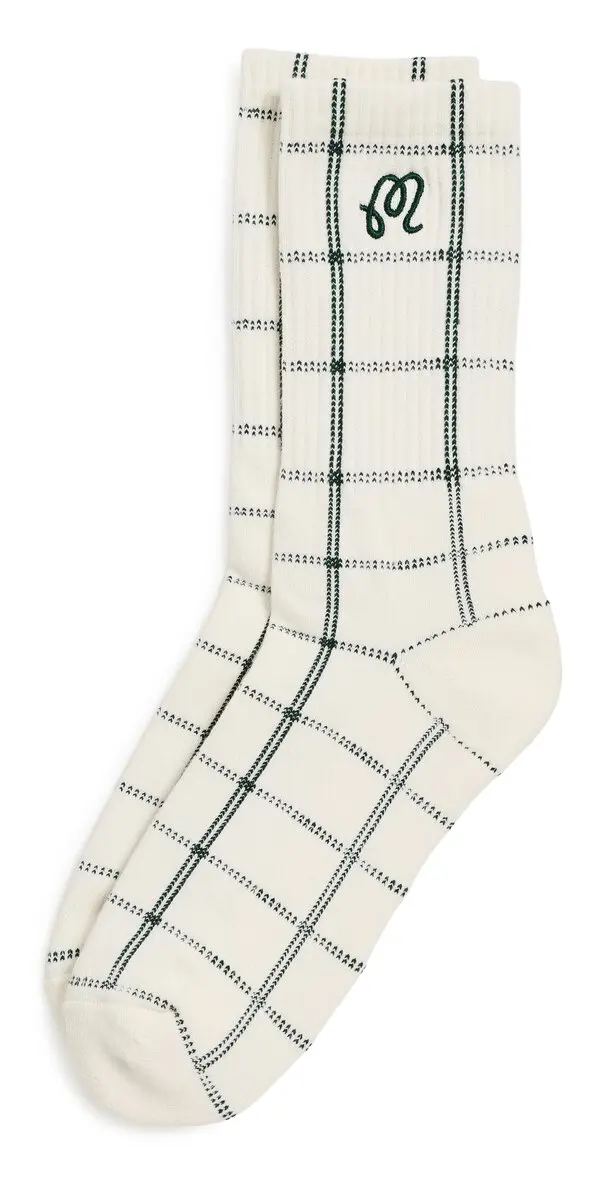 MALBON Holden Socks - Ivory