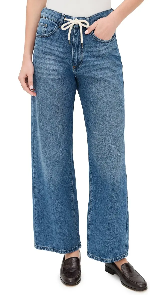 Secular Wesley Wide Leg Drawstring Jeans