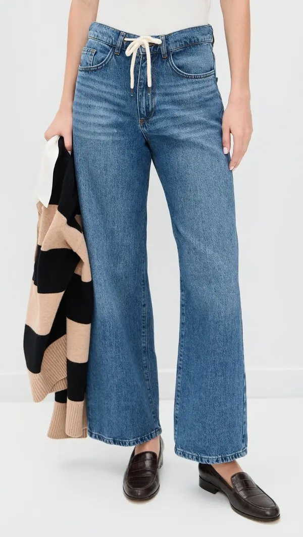 Secular Wesley Wide Leg Drawstring Jeans