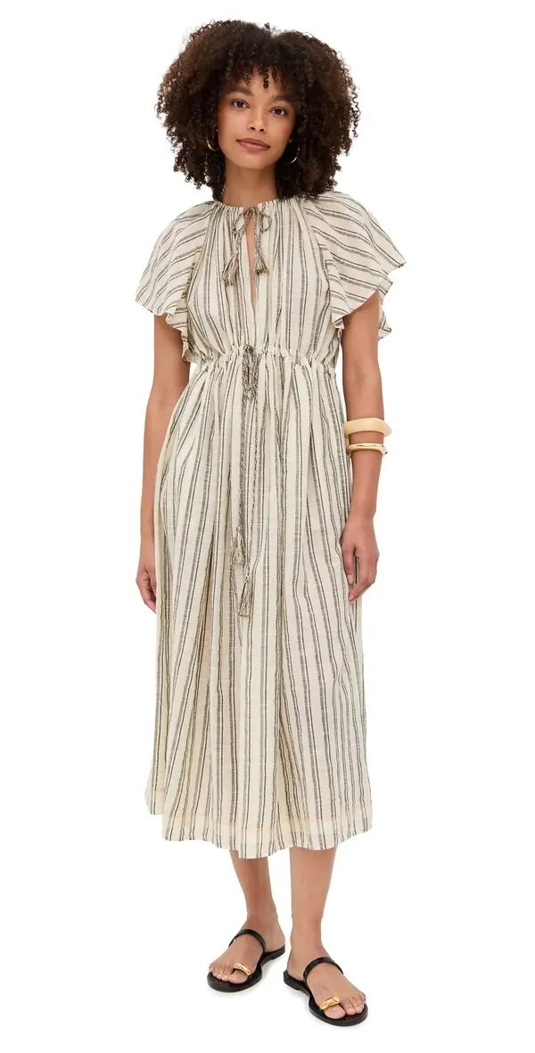 Ulla Johnson Ariane Coverup Dress - Cowrie Stripe