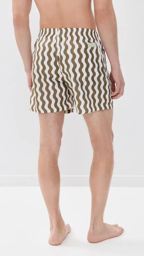Oas Waver Swim Shorts - Beige